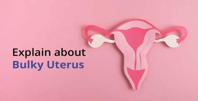 Bulky Uterus: Causes, Symptoms, Size & Treatment